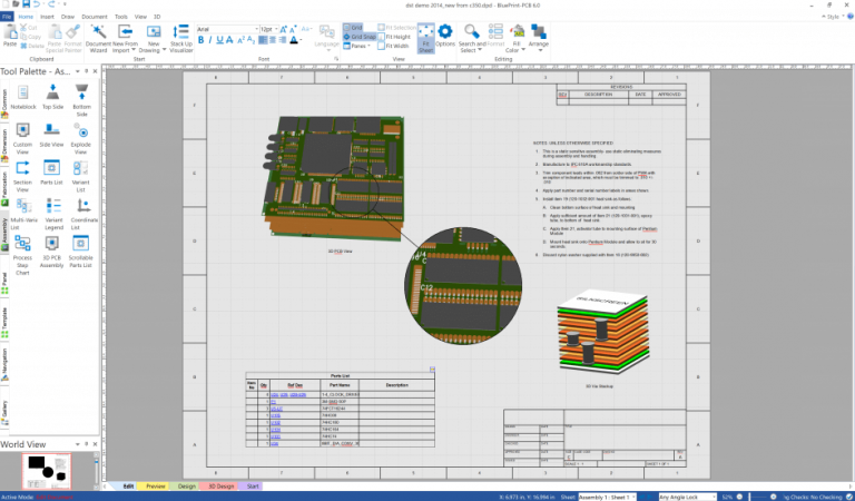 Blueprint PCB | Documentation du PCB | Cadlog