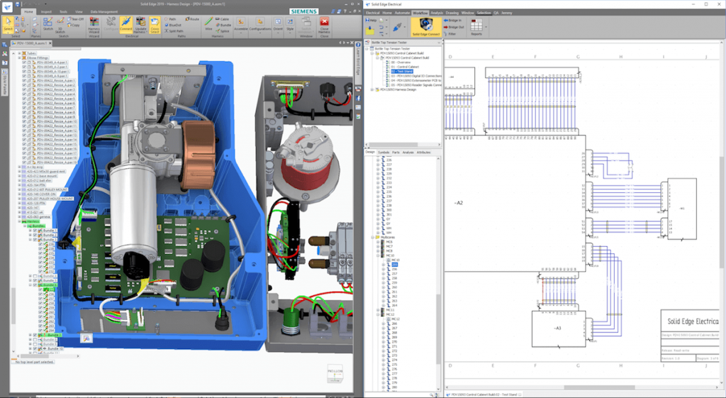 Solid Edge Electrical Design | Logiciel de Siemens | Cadlog